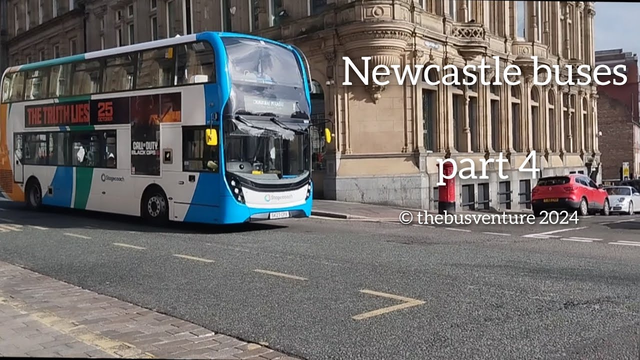 Newcastle buses - 2024 - part 4 - YouTube