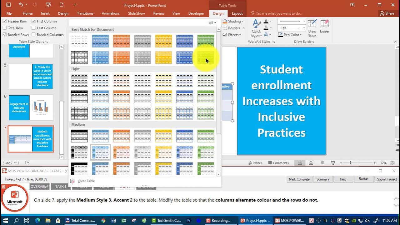 MOS PowerPoint 2016 Exam Practice Test 100% - Exam 2 - YouTube