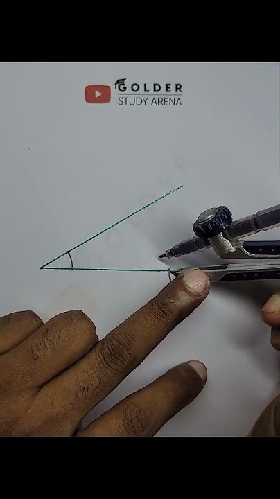 Dividing a line Segment into 3 Equal Parts with Compass - YouTube