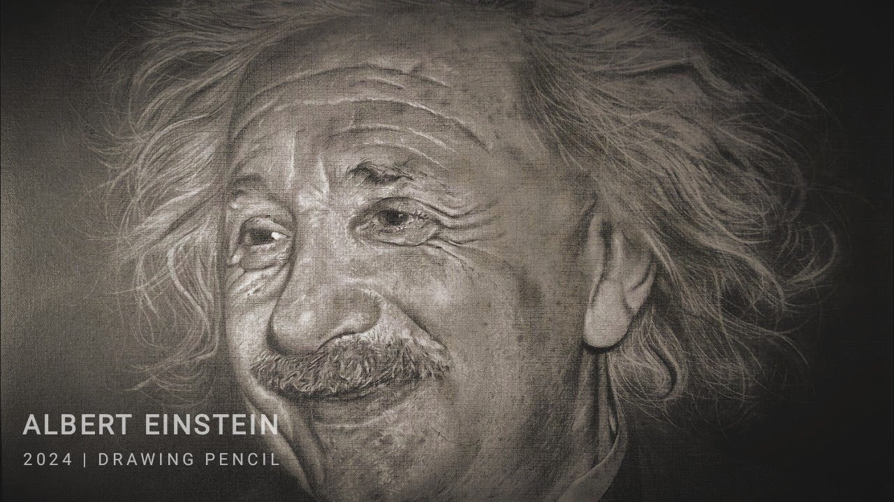ALBERT EINSTEIN | DRAWING PENCIL REALISM | by Dwi Sasongko - YouTube