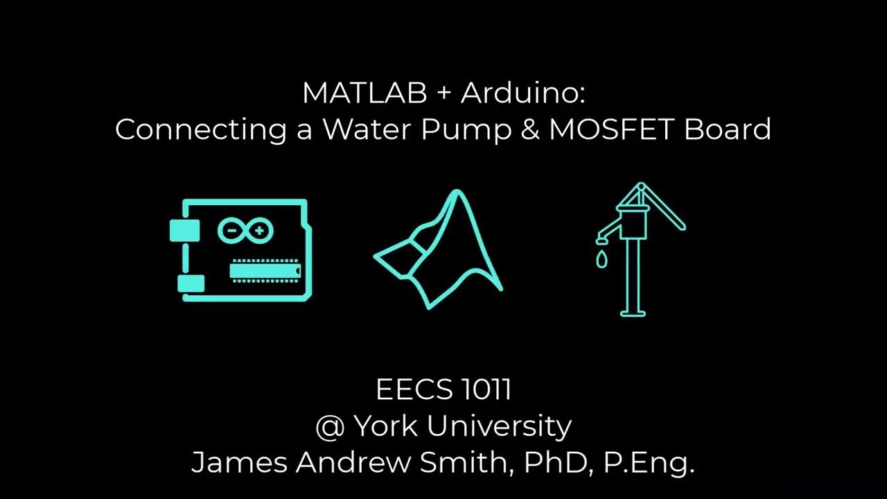 MATLAB + Arduino: Pump & MOSFET - YouTube