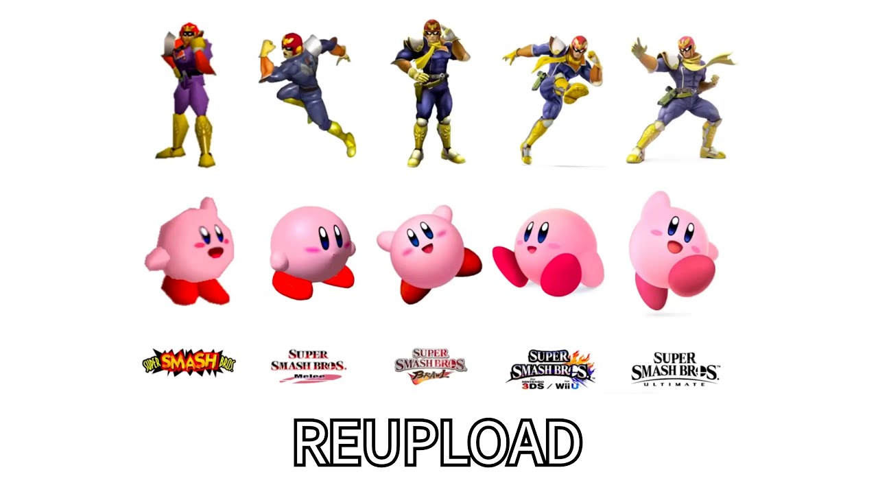 Visual EVOLUTION of EVERY SMASH CHARACTER (N64- Ultimate) (REUPLOAD ...