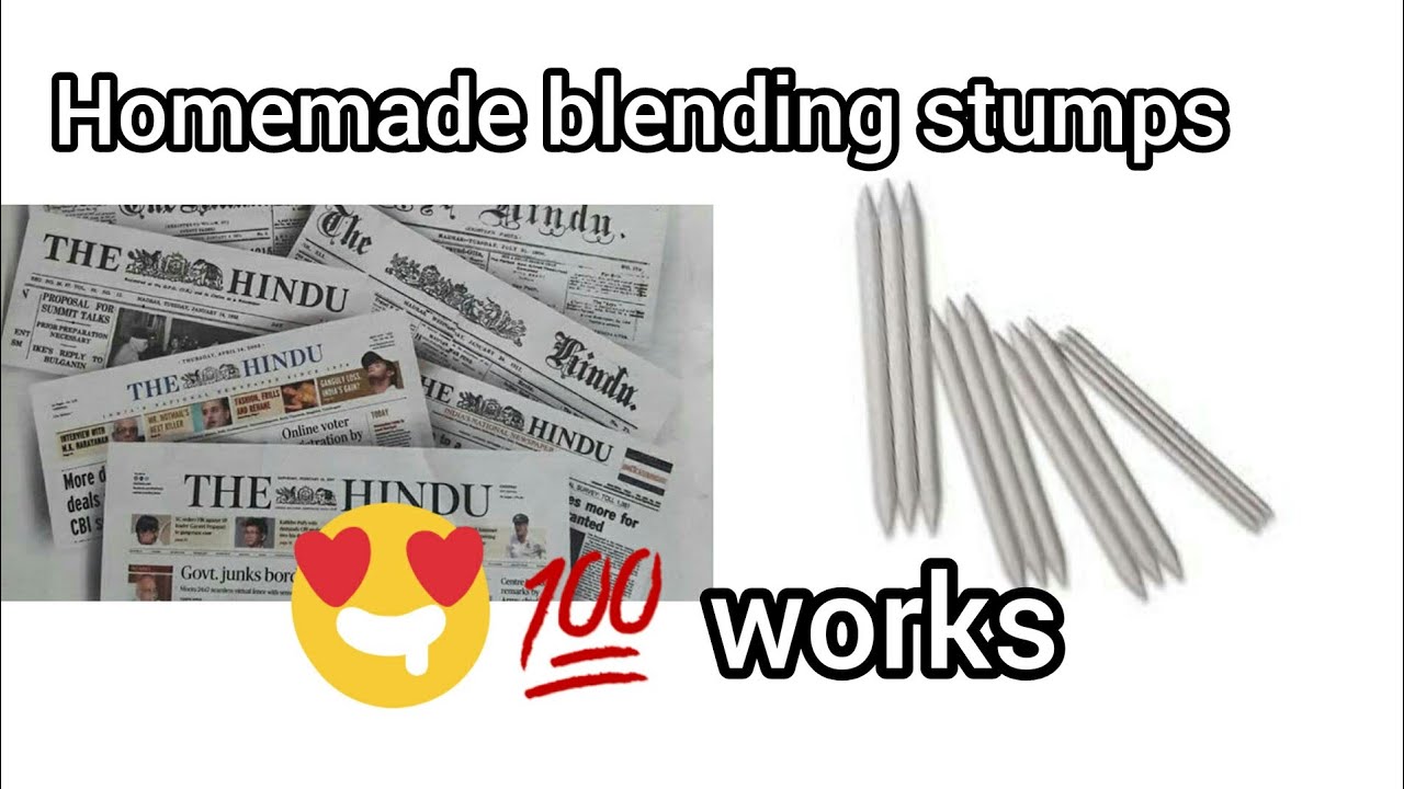 Homemade Blender For Drawing Blending Stumps For Drawing News Paper homemade-blender-for-drawing-blending-stumps-for-drawing-news-paper