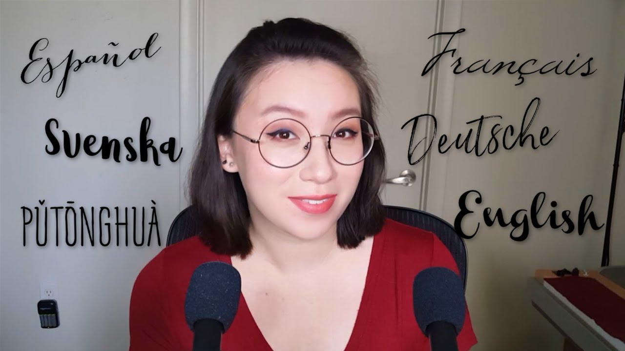 Asmr Trigger Words In 6 Languages 🌍 Youtube