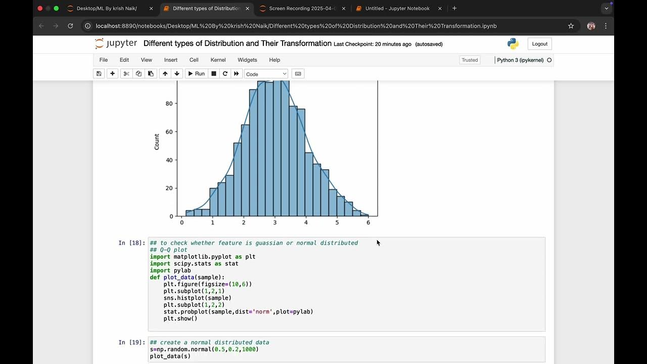 🔥 Visualizing Normal, Log-Normal & Correlations in PythonThis short ...