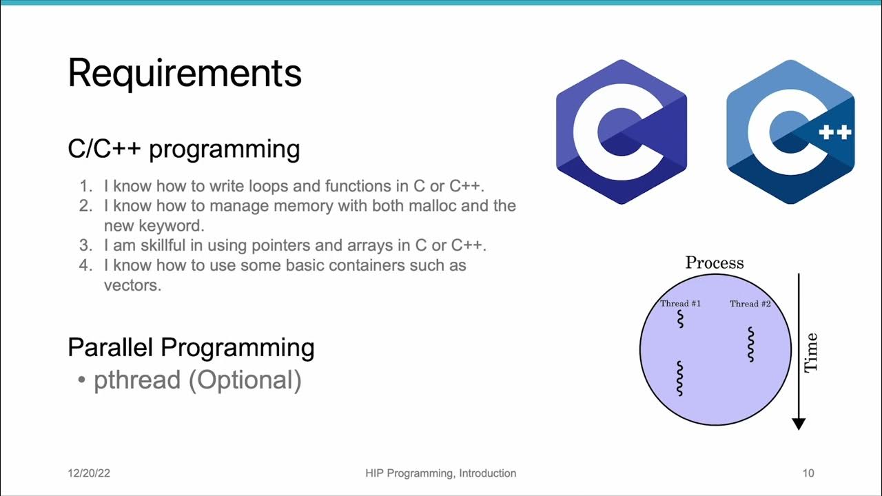AMD HIP Tutorial, 1-2, Introduction to the Course - YouTube