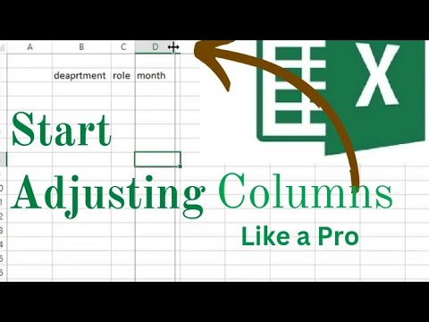 Excel for Beginners: A Trick to Automatically Adjust Columns During Data Entry - YouTube
