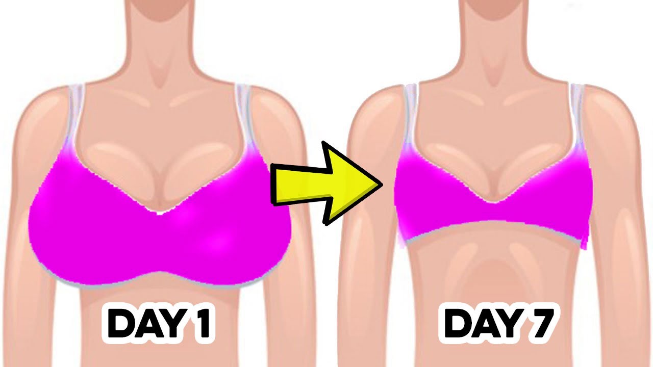 3 Easy Exercises To Reduce Breast Size In 7 Days How To Reduce Breast