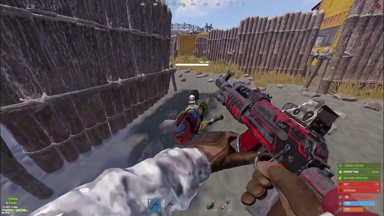 Rust - How to easily defend 80 rocket raid - YouTube