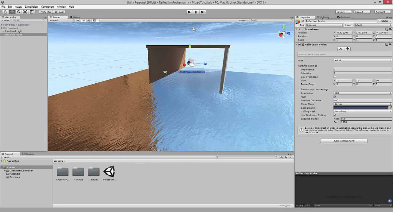 Reflection Probe - Magyar Tutorial [Unity5] - YouTube