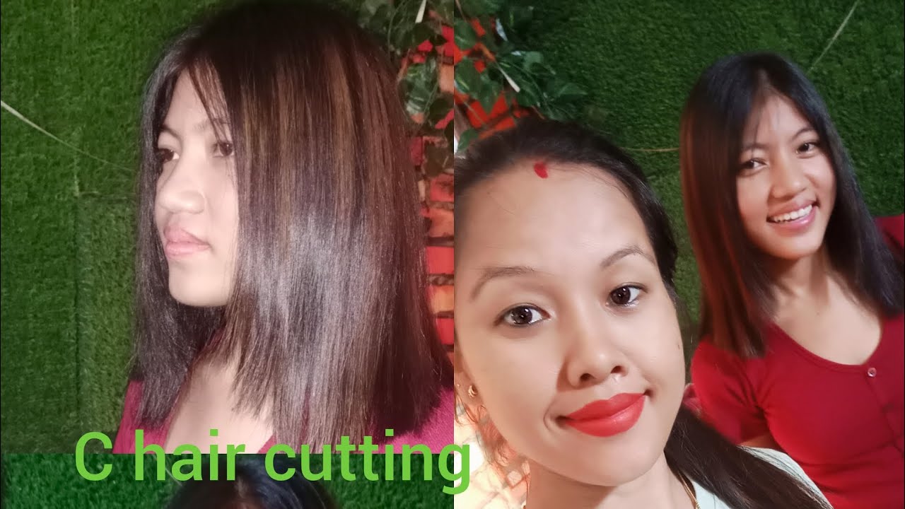 Very easy C hair cut//how to C shape hair cut tutorial step by step ...