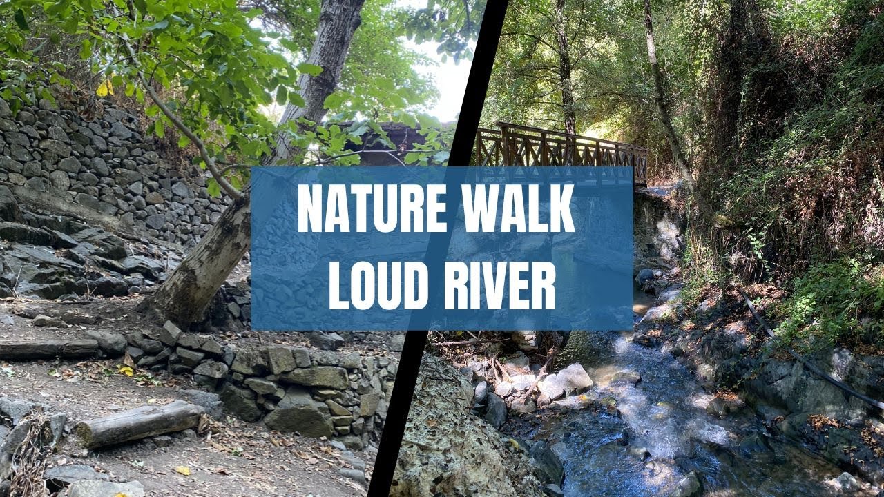 Nature Trail Walk into a Loud River - YouTube