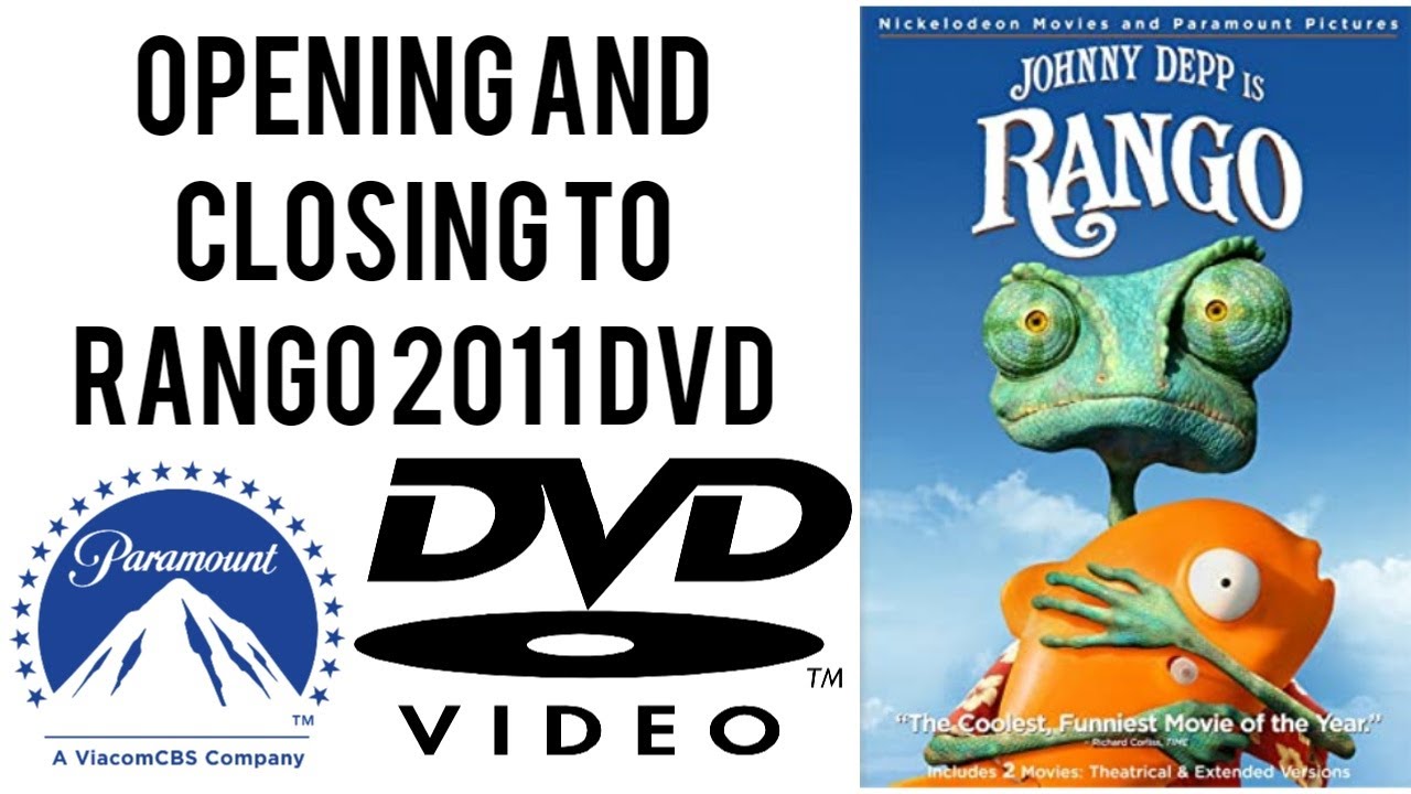 Opening and Closing to Rango 2011 DVD - YouTube