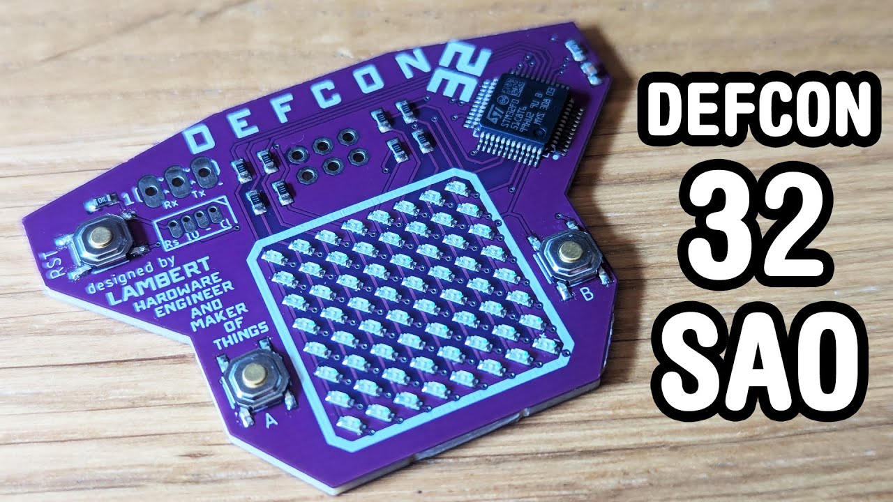 DEFCON32 SAO Instructions - YouTube