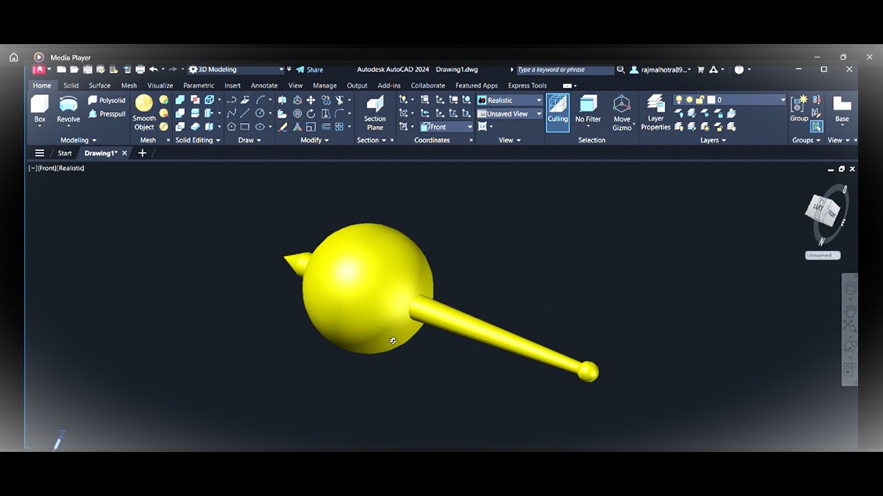 In AutoCAD 2024 / 2D +3D USE // VIDEO -7 // AUTOCAD TOOL USE 2024 - YouTube