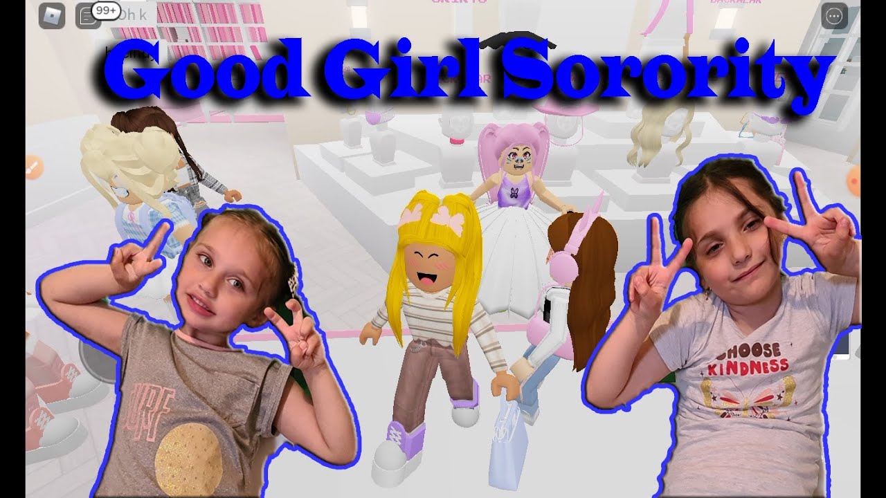 Roblox- Good girl sorority _ Arshida and Ailin (Arlin Sisters) playing ...