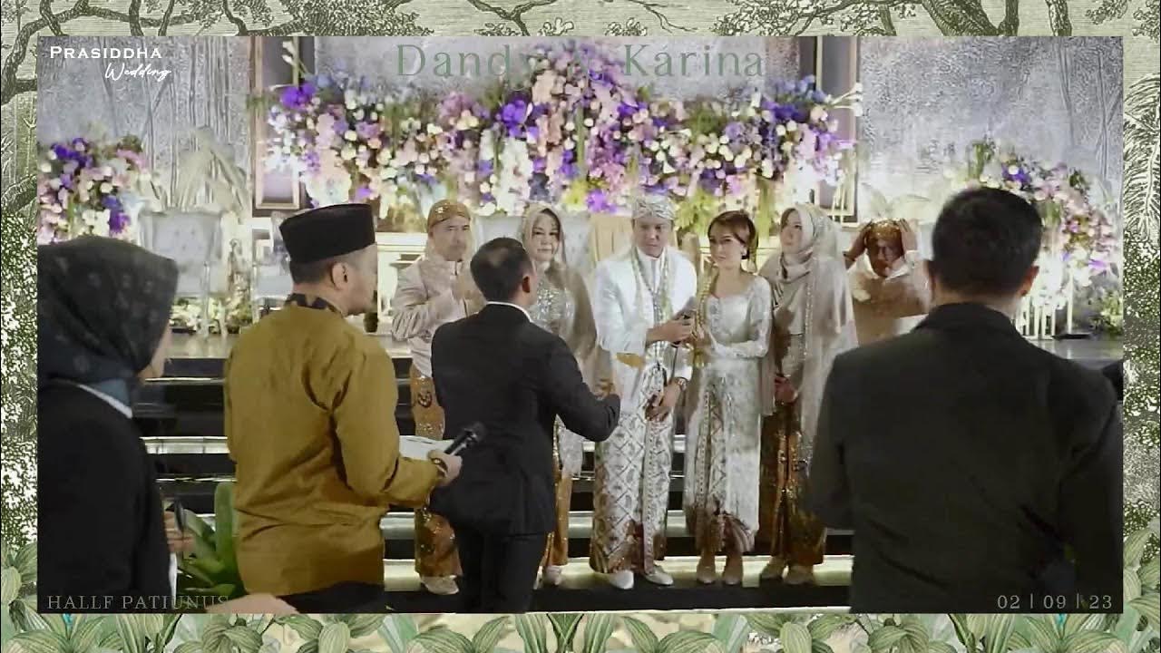 Akad Pernikahan Dandy & Karina - YouTube