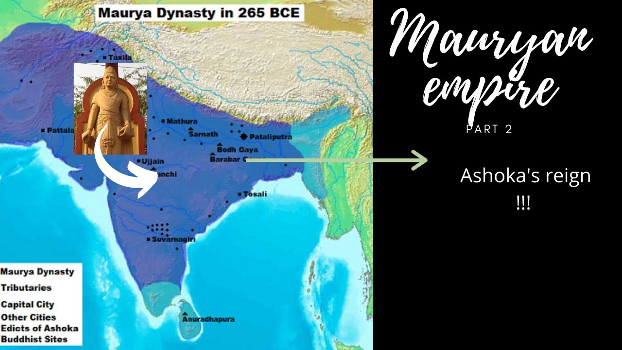 Mauryan Empire part 2 (Ashoka the great, Decline of the Empire) - YouTube
