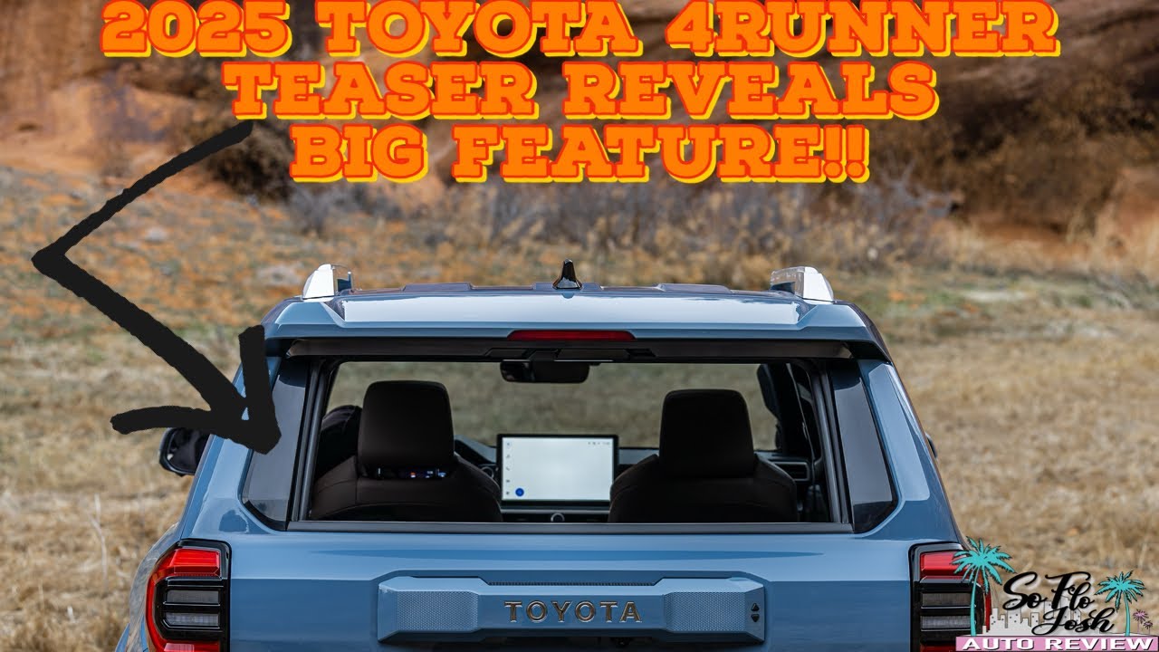 The 2025 Toyota 4Runner Houses A Key Feature That We All Love!! Reveal ...
