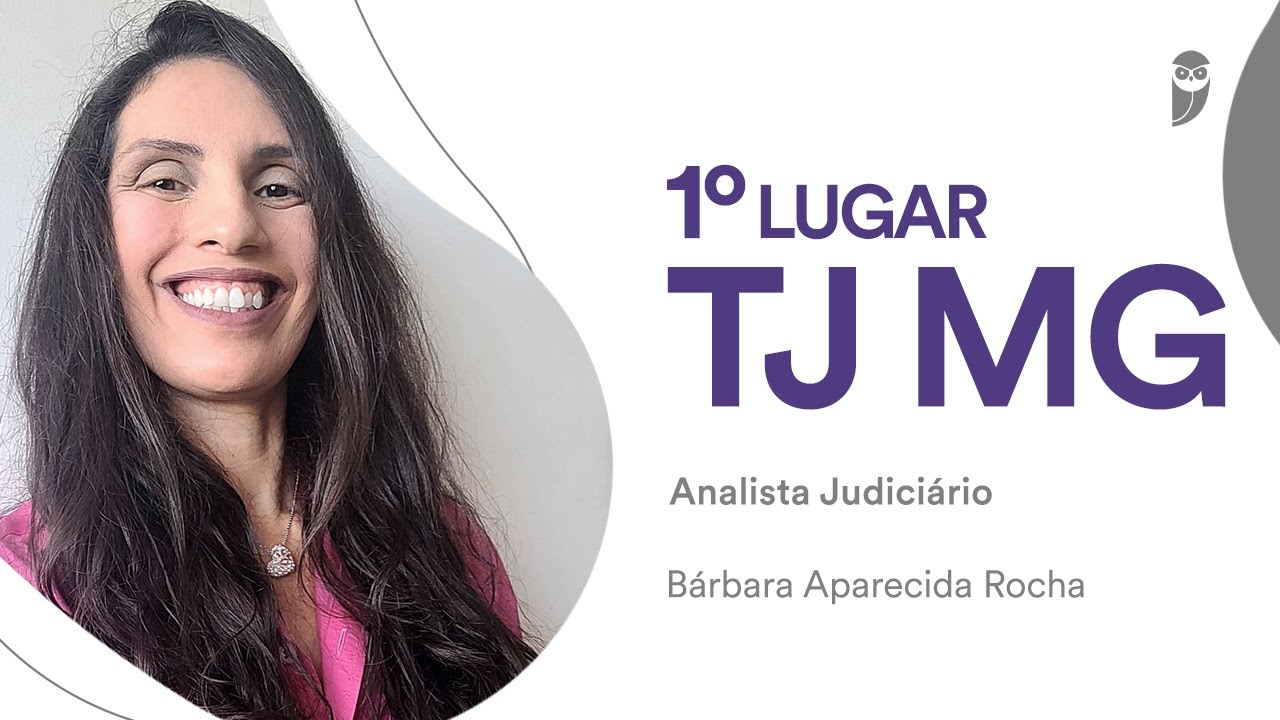 Concurso TJ MG: Conheça Bárbara Rocha, aprovada em 1º lugar para ...