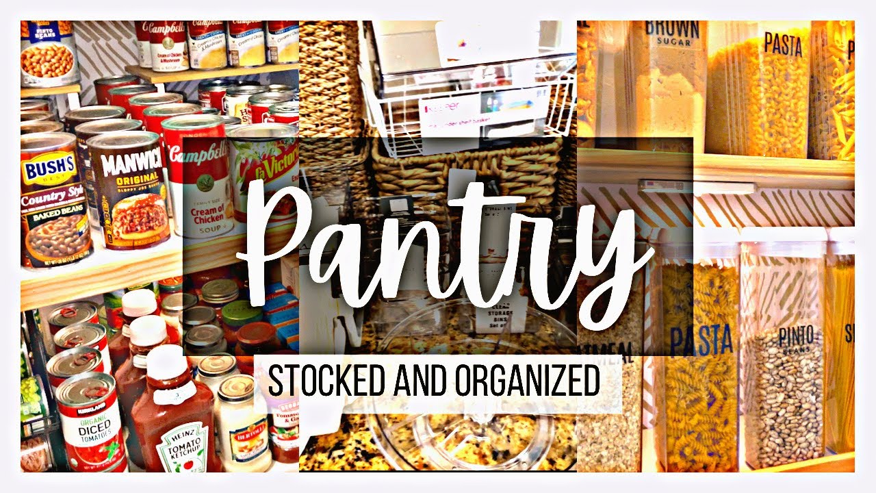 NEW SMALL PANTRY RESTOCK 🥫+ORGANIZATION IDEAS | Alicia Does It All ...