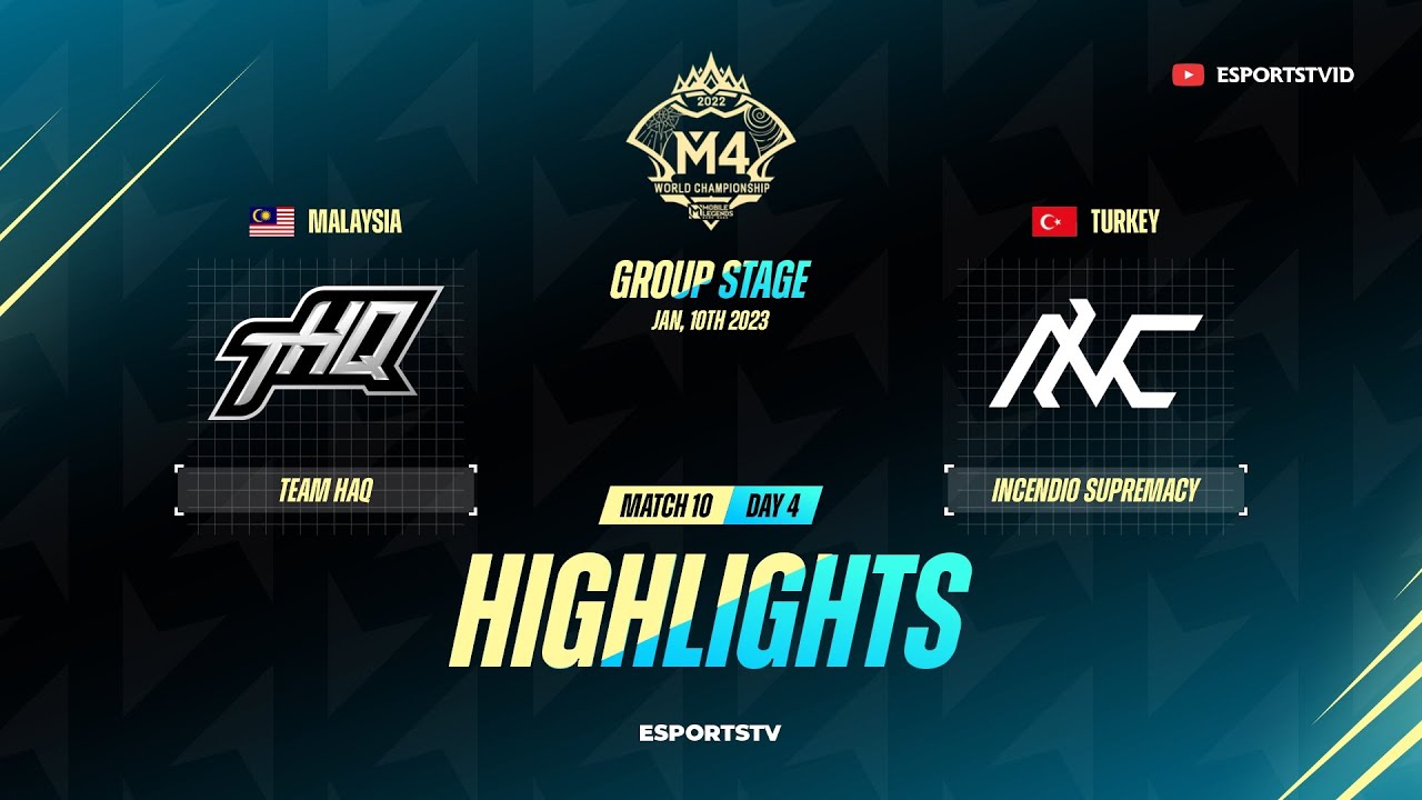 Team Haq vs Incendio Supremacy M4 World Championship | THQ vs INC All ...