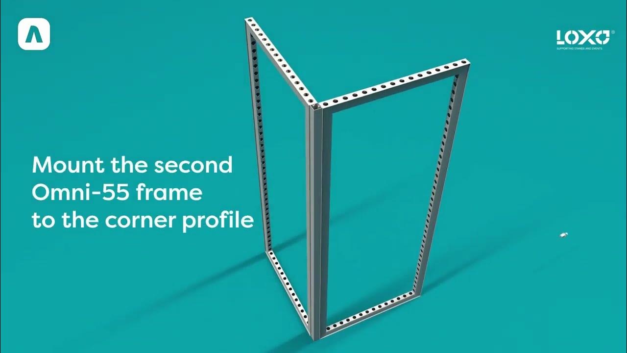 LOXO Explains: Build an omni 55 wall with corner profiles - YouTube