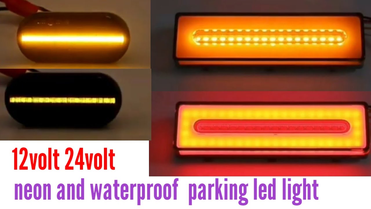 NEON type NEW MODEL PARKING LED with BLINKING LED WATER PROOF LED ...