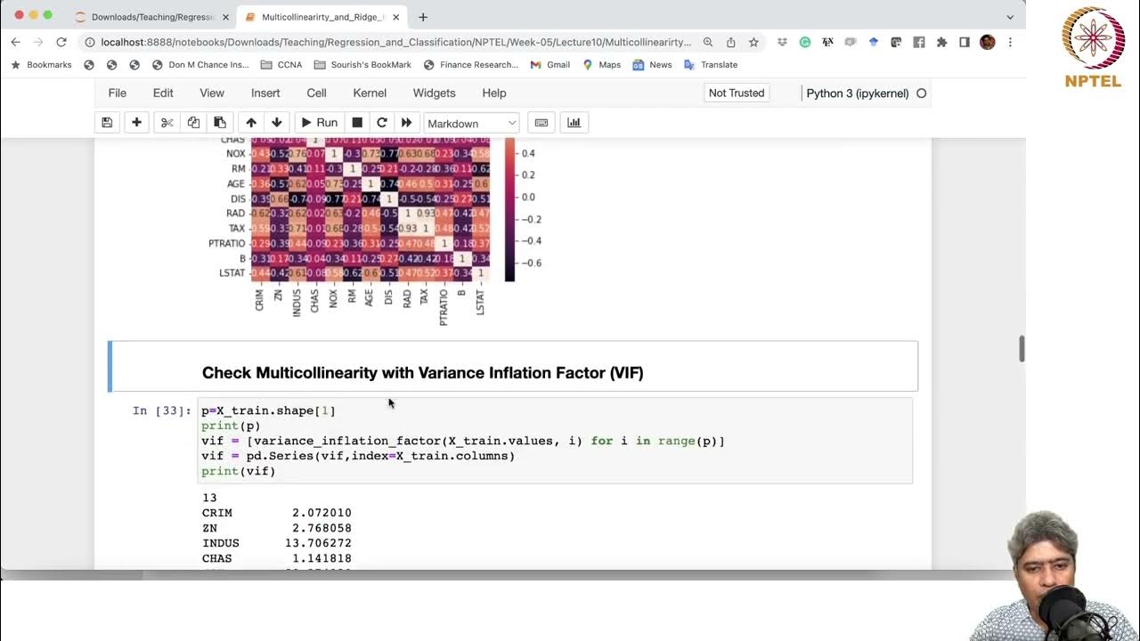 Hands on with Python : Handle multicollinearity with Ridge correction - YouTube