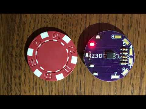 Light-Up Poker Chip - YouTube