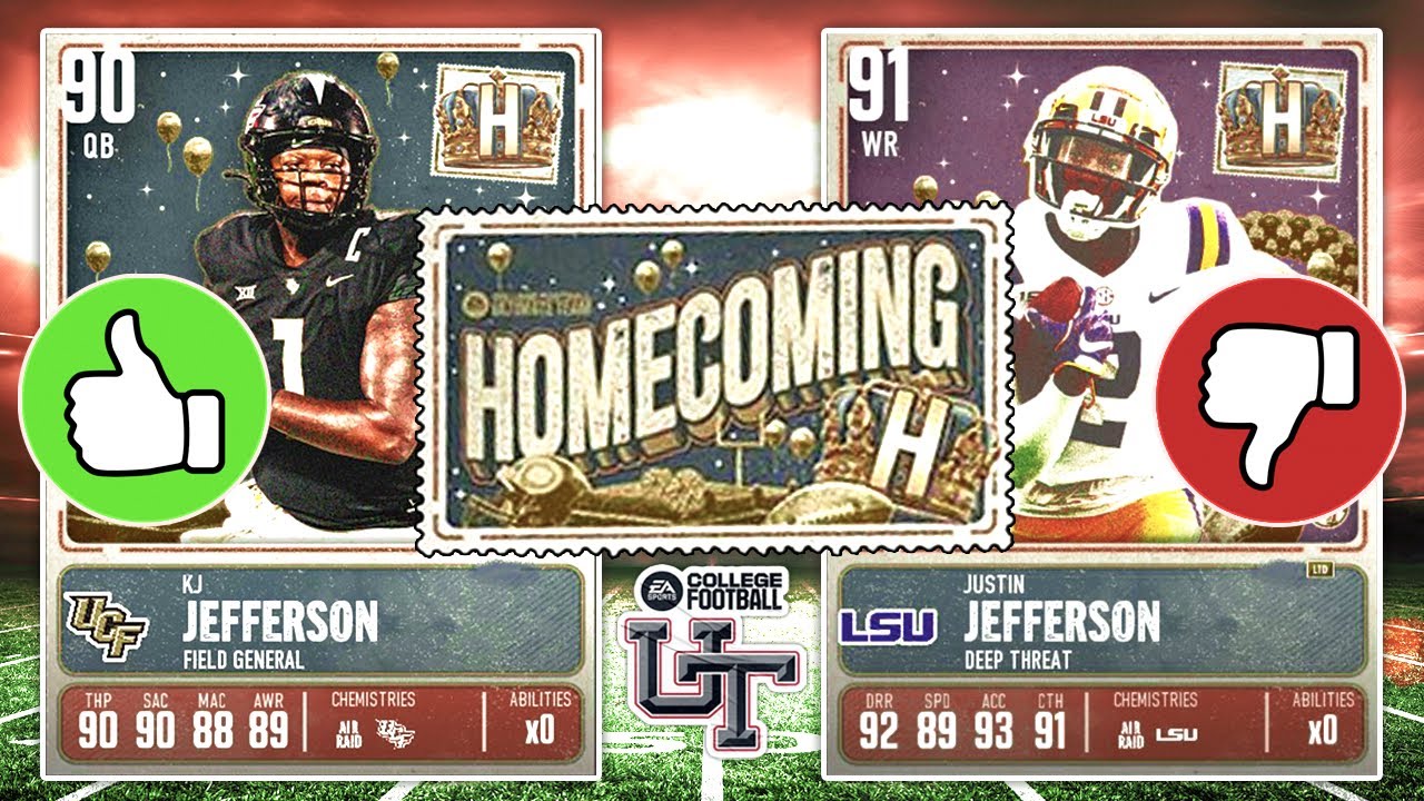 NEW HOMECOMING CARDS IN COLLEGE FOOTBALL 25 ULTIMATE TEAM! WHICH ...