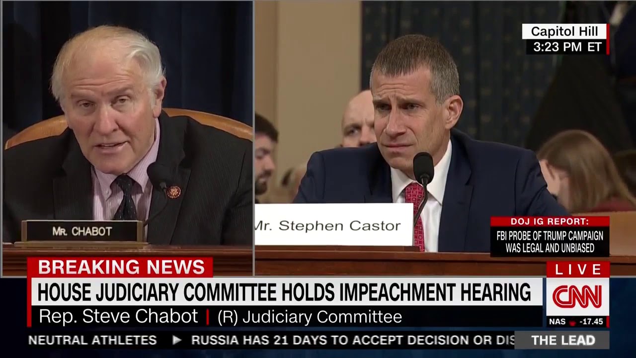 Congressman Steve Chabot's Remarks During Second House Judiciary ...