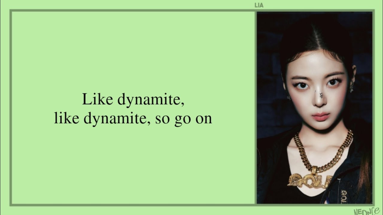 ITZY (있지) - Dynamite (Final Ver.) Easy Lyrics - YouTube