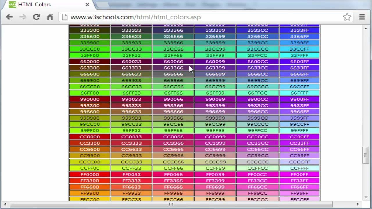 HTML5 CSS3 - Lesson 17: Colors - YouTube