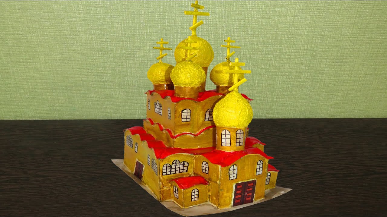 DIY Church from Cardboard. - YouTube