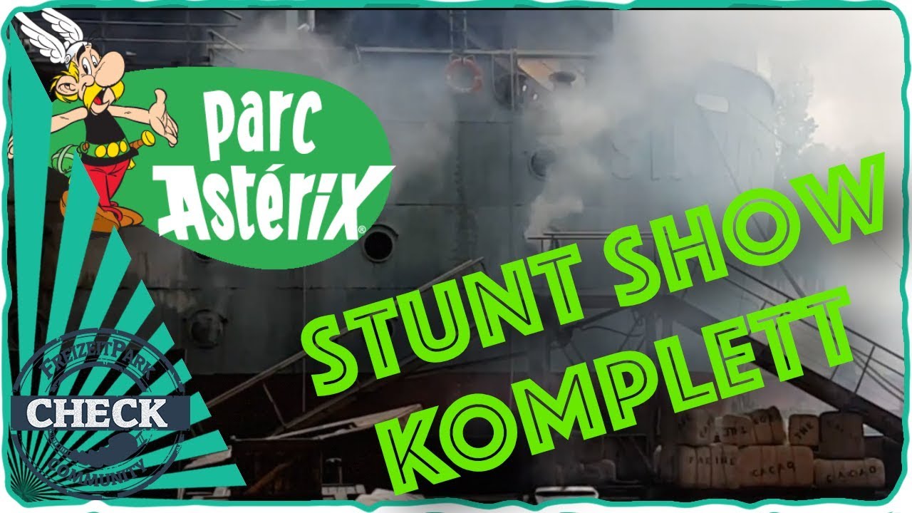 Parc Asterix - Stunt Show 2017 (Komplett) - YouTube