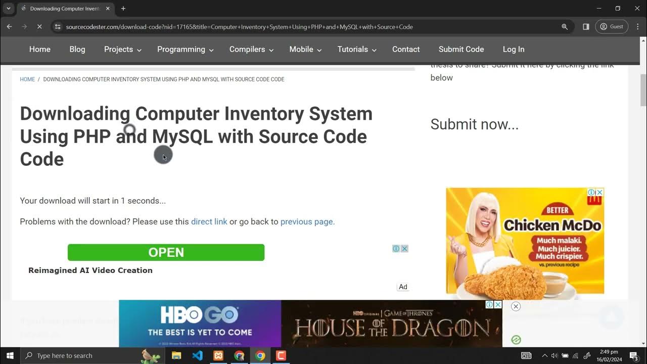 Computer Inventory System Using PHP and MySQL with Source Code - YouTube