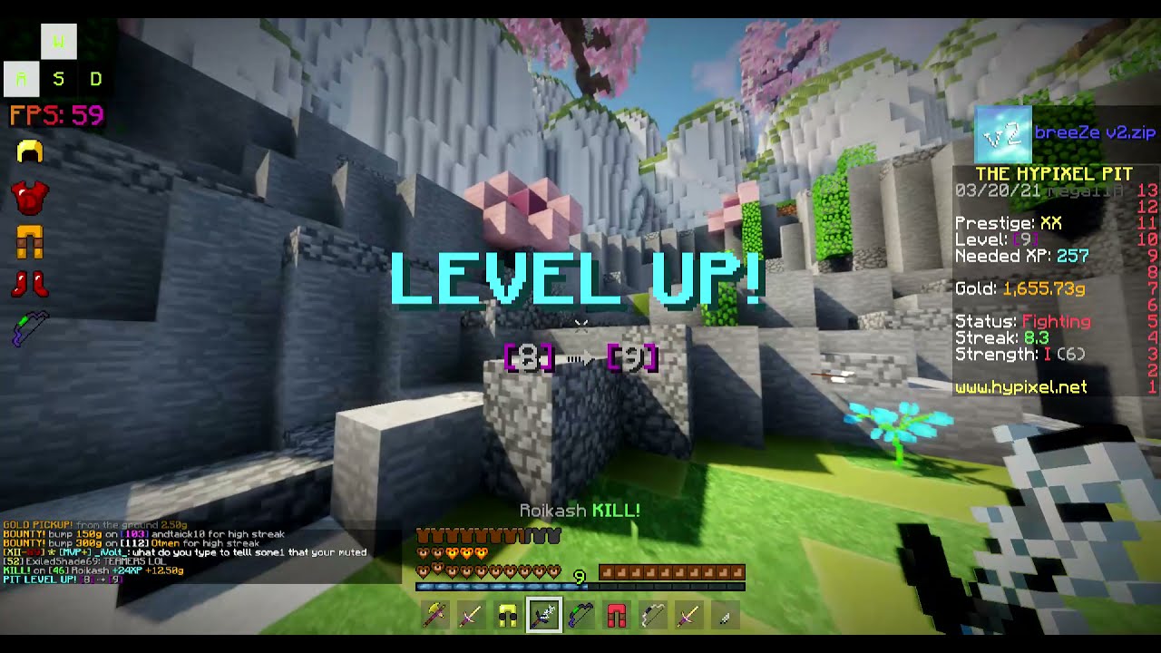 The Hypixel Pit | Render Test - YouTube