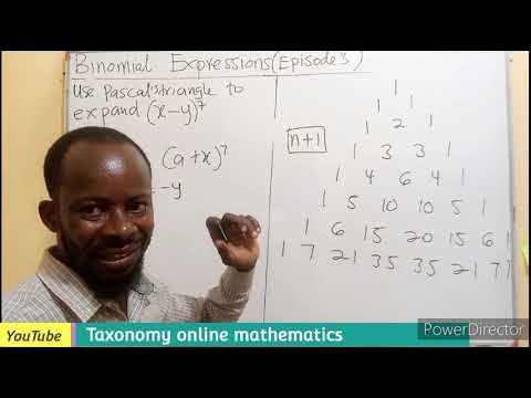 Binomial expansion Using Pascal's Triangle || Episode 3 - YouTube