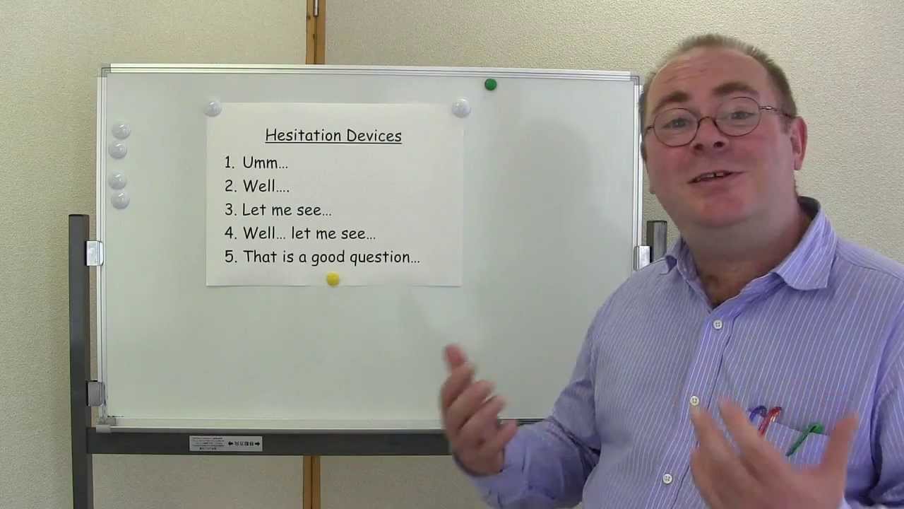 aset English channel #07 そうですね・・、え～っと、 Hesitation devices - YouTube