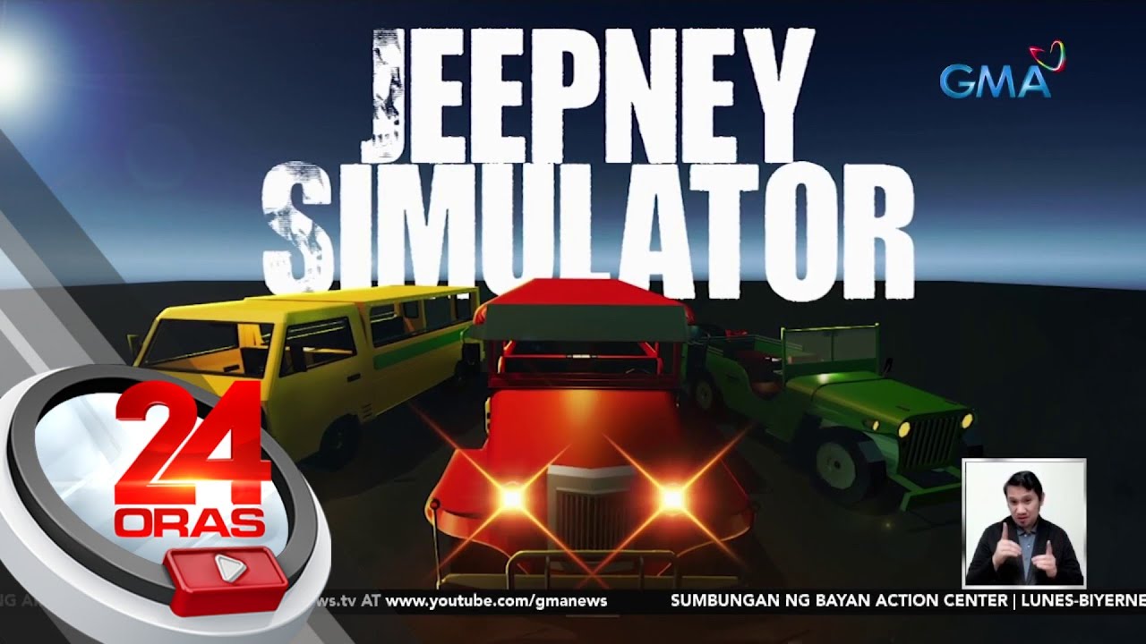 Subukan maging tsuper ng jeep sa video game na 'Jeepney Simulator' | 24 Oras - YouTube