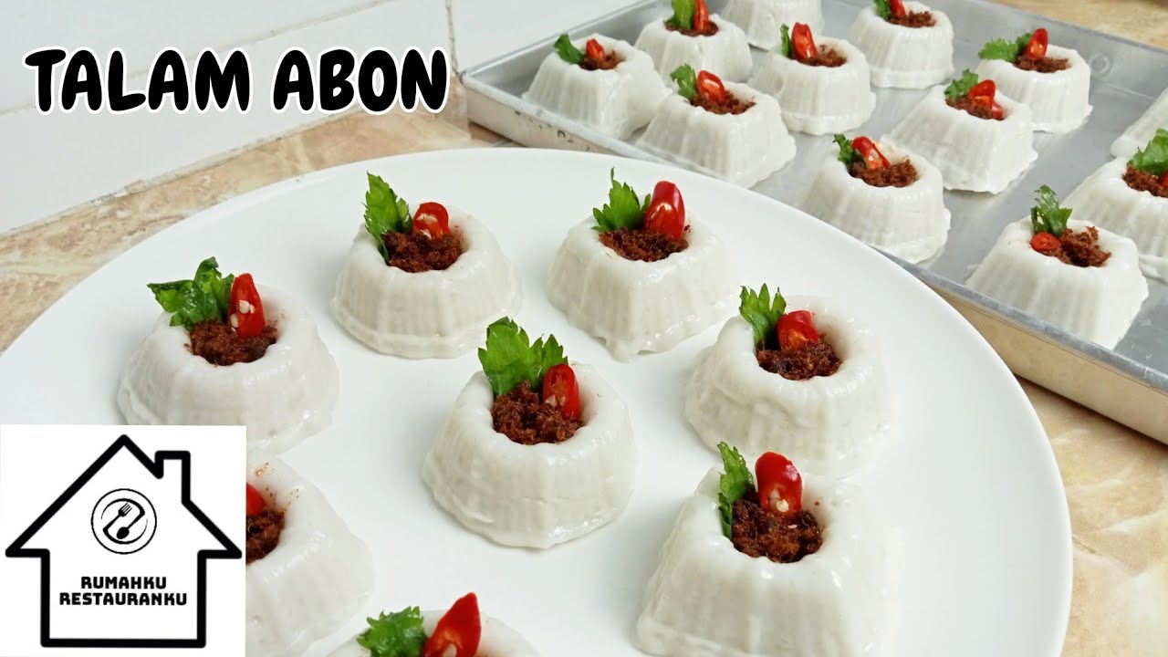 RESEP KUE TALAM ABON YANG GURIH & LEMBUT \ KUE TRADISIONAL - YouTube
