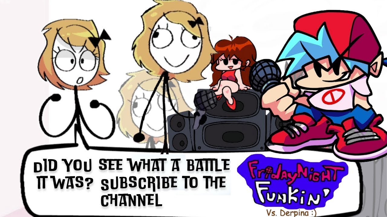 FNF vs Derpina Herp Derp - YouTube