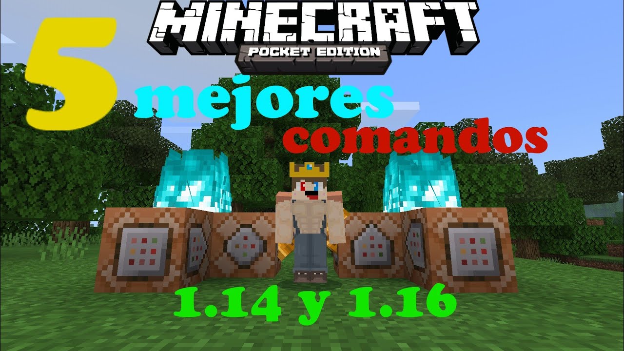 Los 5 Mejores Comandos de Minecraft 1.14 y 1.16 - YouTube