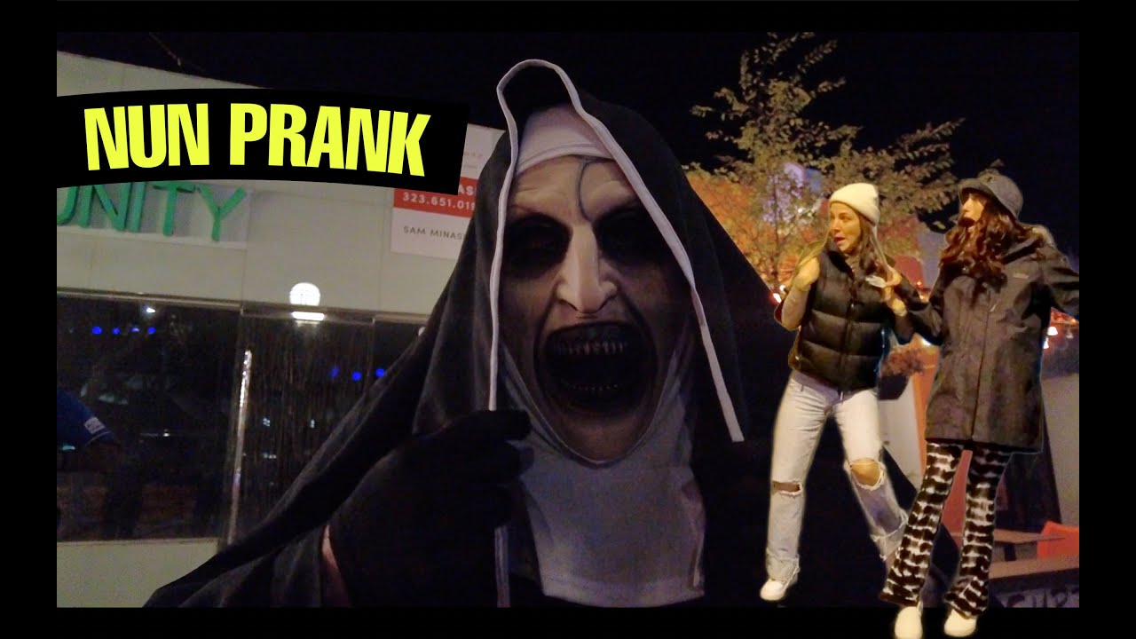 CRAZIEST NUN PRANK WAITING IN THE BOX - YouTube