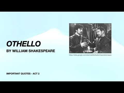 Othello - Important Quotes From Act 2 - YouTube