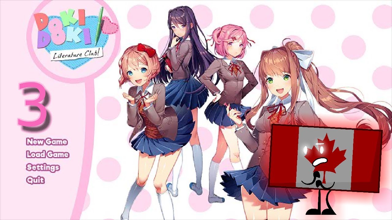 Doki Doki Literature Club! Part 3: "Goofy's How to Write a Poem" - YouTube