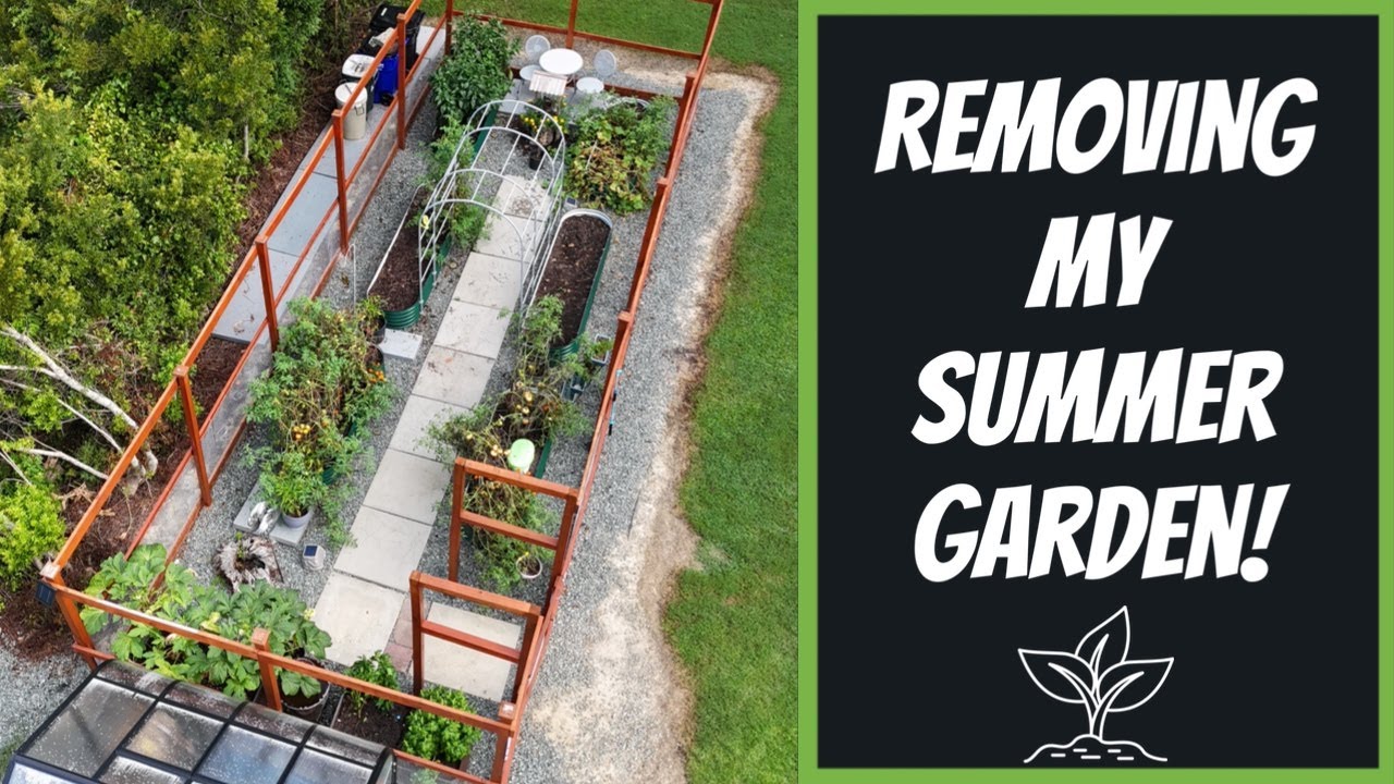 Starting My Fall Garden! - Crop Removal - YouTube