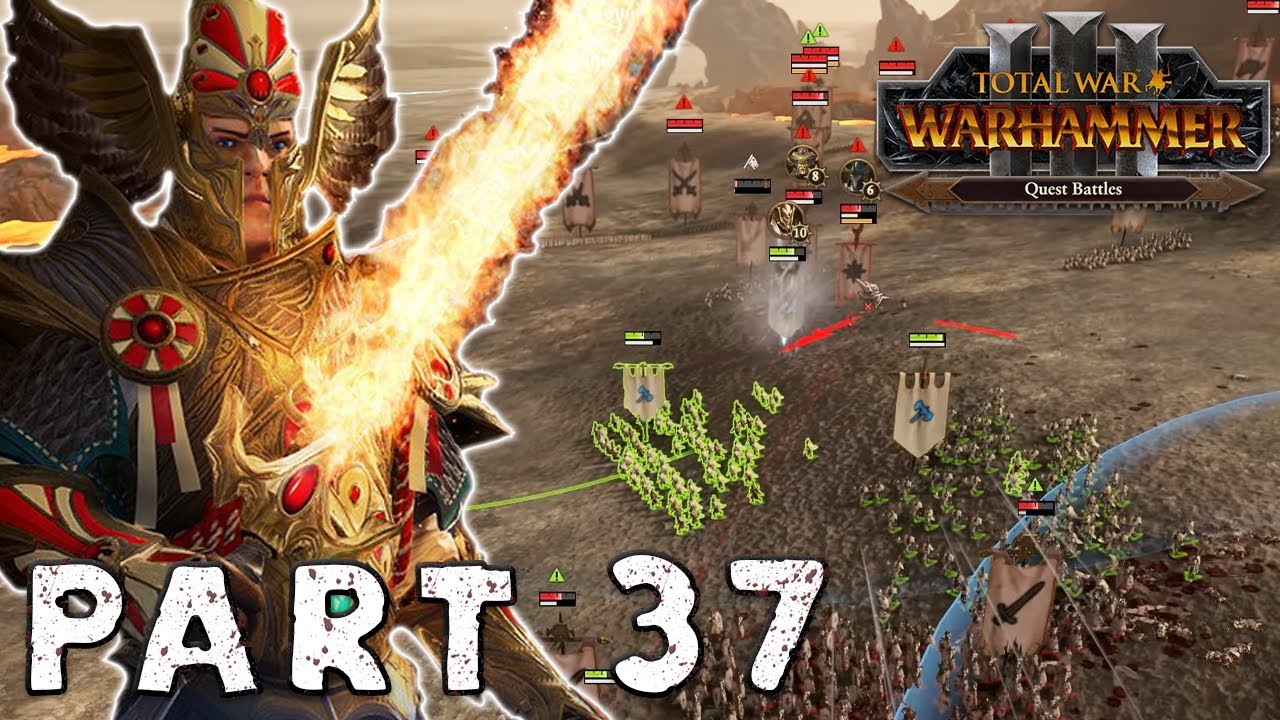 DRAGON ARMOUR OF AENARION! - TOTAL WAR WARHAMMER 3 QUEST BATTLES Let's ...