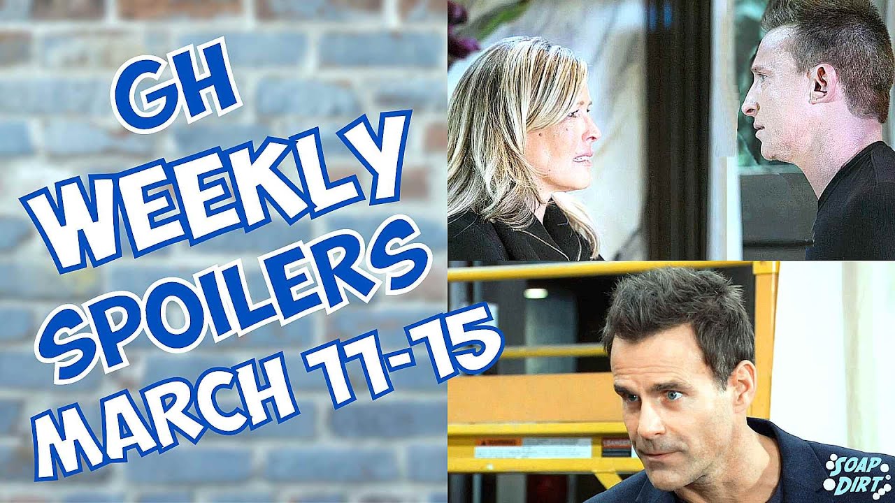General Hospital Weekly Spoilers March 11-15: Drew Flips Out & Jason ...